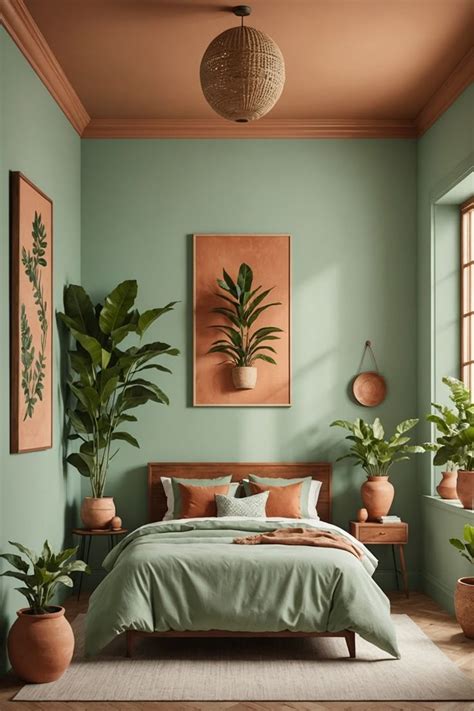 21 Green And Terracotta Bedroom Ideas Green And Terracotta Bedroom