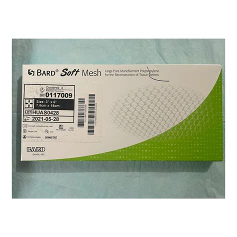 Bard Soft Mesh 75x15 Cm Supplier And Exporter Lightweight Hernia