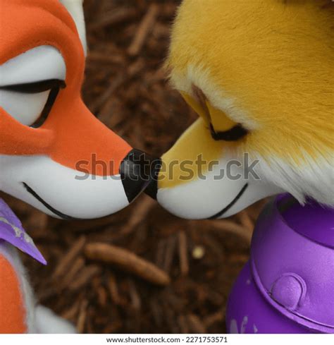 Photo Fnaf Foxy Fnaf Bonnie Kiss Ai Generated Image 2271753571