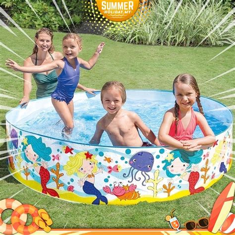 Intex Snapset Backyard Round 6 Ft X 15 Inch Swimming Pool It 58458 58461 56452 Np Random
