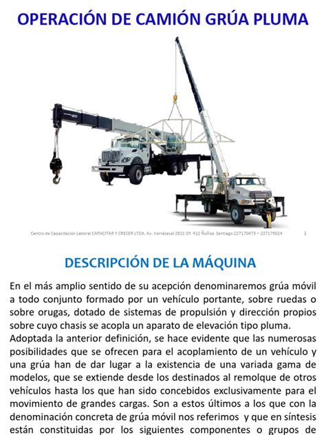 Manual Camión Grúa Rigger Pdf Grúa Máquina Camión