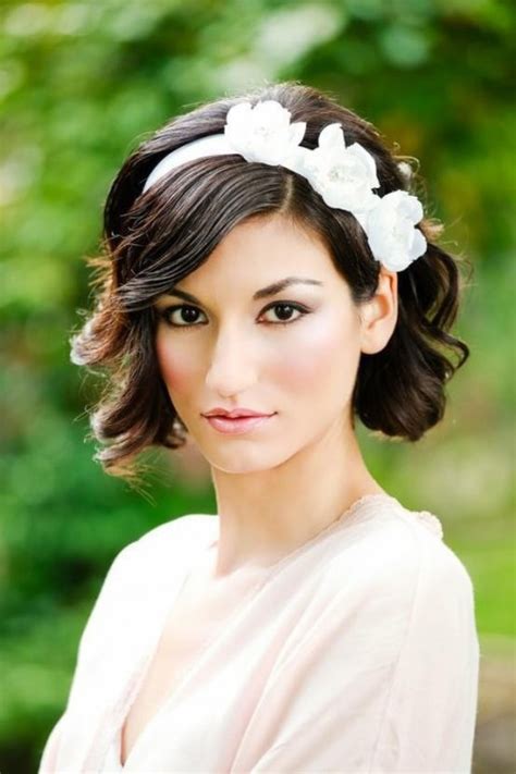 48 Chic Wedding Hairstyles For Short Hair Deer Pearl Flowers