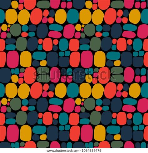 Modern Style Abstraction Composition Made Various Stock Vector Royalty