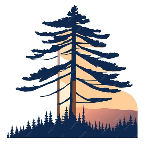 Premium Vector Isolated Pine Tree Vector Graphic Crisp And Clear