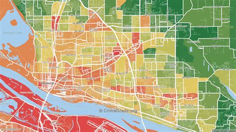 The Safest And Most Dangerous Places In Vancouver Wa Crime Maps And Statistics