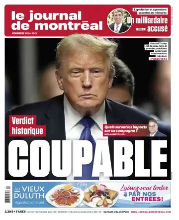 Le Journal De Montréal Journal Abonnement Pressreader