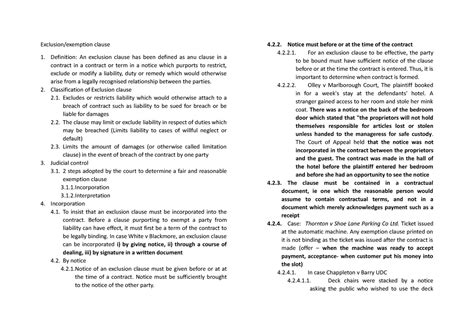 Exemption Clause Tort Exclusion Exemption Clause Definition An Exclusion Clause Has Been