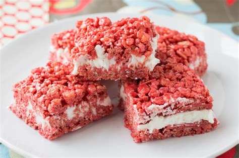 Red Rice Crispy Treats