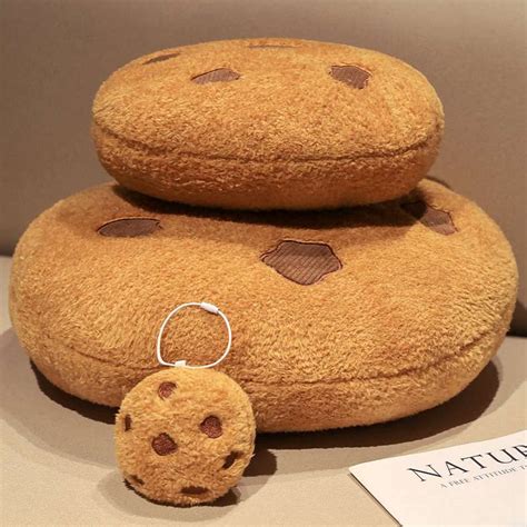 Cookie Plush Pillow Chocolate Chips High Quality Custom Soft Stuff