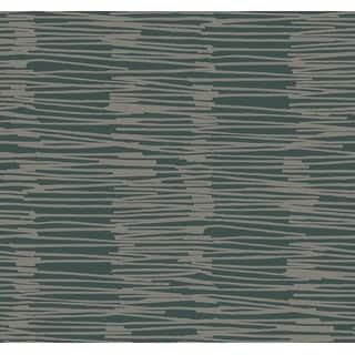 Nikki Chu Water Reed Thatch Forest And Silver Wallpaper Bed Bath