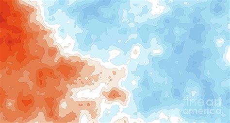 Generic Heat Cold Temperature Map 103 Digital Art By Frank Ramspott