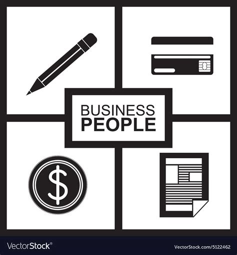 Workforce Design Royalty Free Vector Image Vectorstock