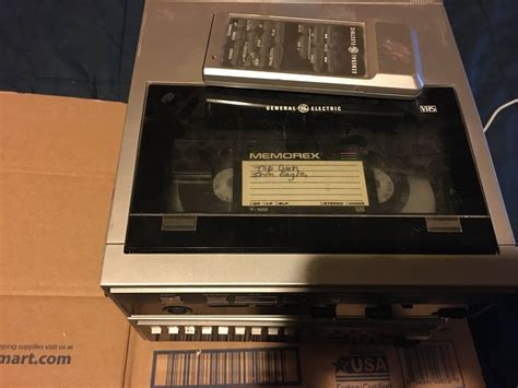 Vhs Vintage Ge Portable Model 1cvd3020x Programmable Timer 1cvt615