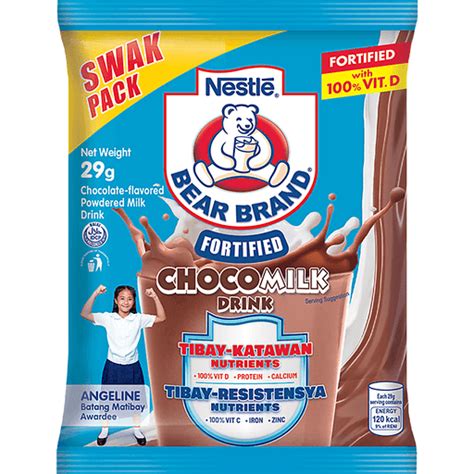 Bear Brand Powdered Milk Choco 29g Powdered Milk Walter Mart