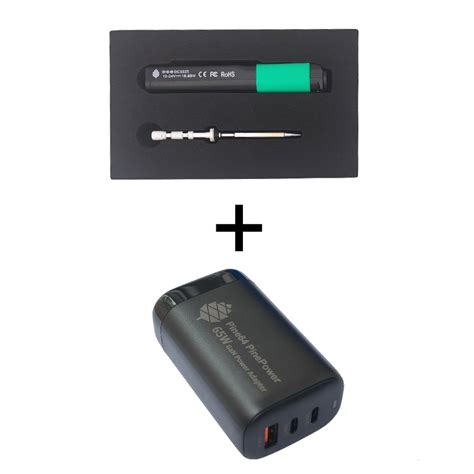 Pinecil V2 With Pinepower 65w Gan Bundle Pine64 Eu