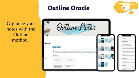 Outline Oracle For 17 By Tona Productivity Notion Template