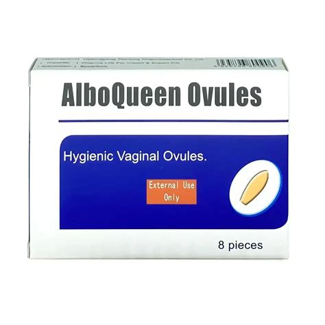 Alboqueen Vaginal 8 Ovules Rosh Medical Company