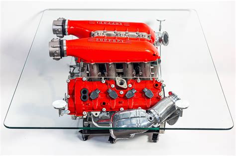 Theres A Ferrari 458 Italia V8 Engine Coffee Table For Sale
