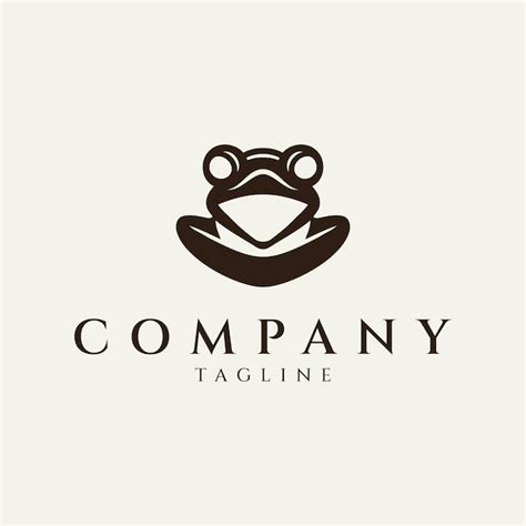 Premium Vector Frog Logo Design Vector Illustration