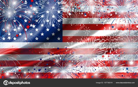 Fireworks Flag