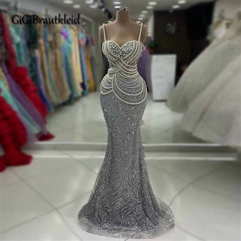 Gigibraut Exquisite Prom Dress For Women With Beading Rhinestones