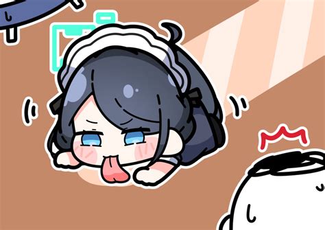 Safebooru 1boy 1girl Arima Kana Aris Blue Archive Aris Maid