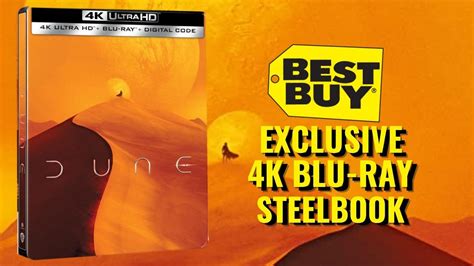 Dune Best Buy Exclusive 4k Ultra Hd Blu Ray Steelbook Youtube