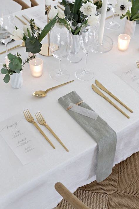 10 Ideas Elegantes Para Una Boda Minimalista Bröllopsbord Minimalistiskt Bröllop