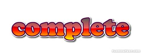 Complete Logo Free Logo Design Tool From Flaming Text