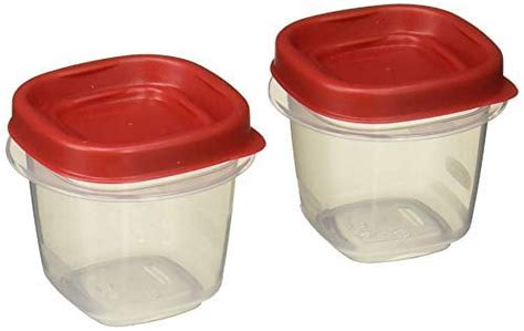 Rubbermaid Easy Find Lids Square 12 Cup Food Storage Container Pack