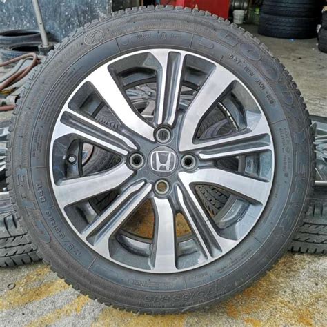 Sport Rim Honda City Ori 15 And Tyre Goodyear 75 Auto Accessories On