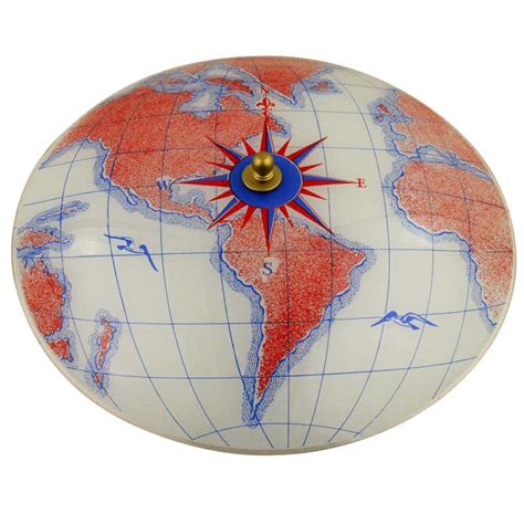 Nautical Compass Ceiling Light At 1stdibs