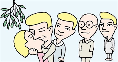 윤희영의 News English 크리스마스 장식 겨우살이 아래의 도둑키스