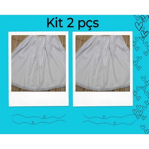 Roupa De CandomblÉ E Umbanda Saia Kit C 2 Saia Shopee Brasil