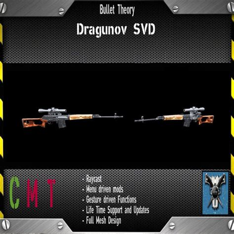 Second Life Marketplace Bullet Theory Dragunov Svd