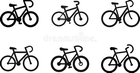 Cycle Vector Icons Perfect For Fitness Transport And Sports Designs