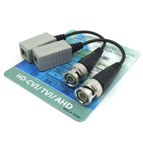 1 Pair Ahd Cvi Tvi Utp Video Balun Twisted Passive Grandado