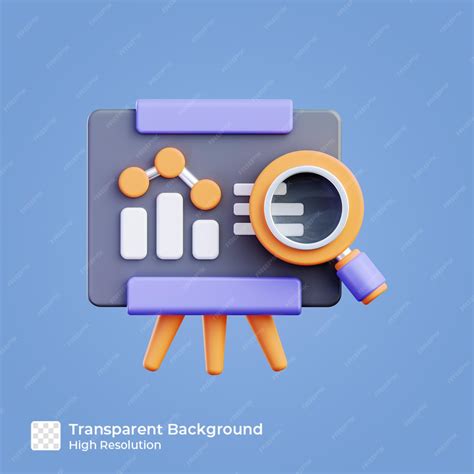 Premium Psd Data Analytics Icon 3d Render Illustration Isolated