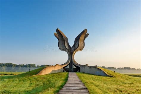 The Stone Flower Memorial Monument To The Victims Of Ustasha During