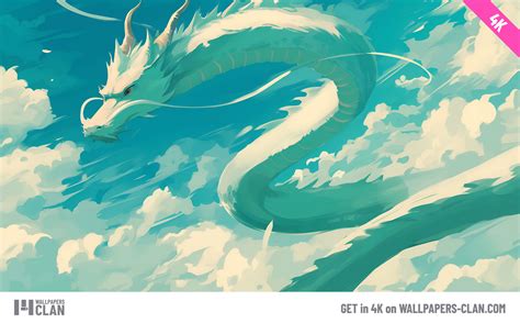 Spirited Away Haku Dragon Desktop Wallpaper Download In 4k