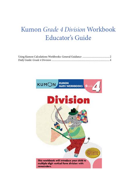 G4 Div Guide Pdf Division Mathematics Learning