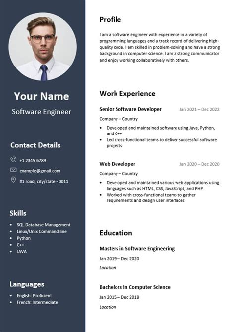 Pro Cv Template Ms Word Free Download