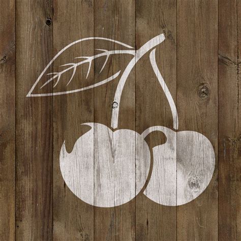 Cherry Stencil Reusable Diy Craft Stencils Of Cherries Cherry Stencils Stencil Cherry