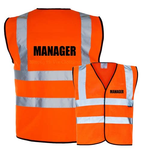 Safety Manager Vest At Cody Schlater Blog