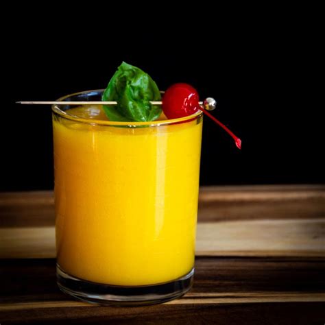 Mango Bourbon Smoothie Cleveland Whiskey Summer Cocktail