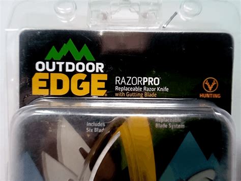 Outdoor Edge Razorpro Replaceable Razor Knife W Gutting Blade Dutch Goat