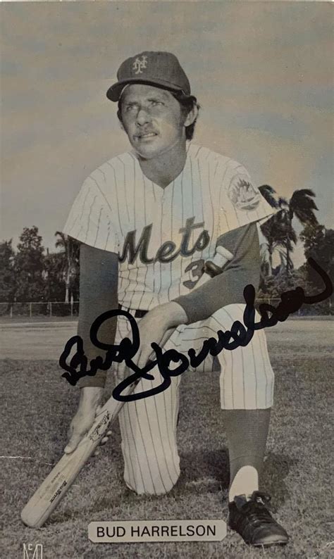 Ny Mets Bud Harrelson Signed Photo