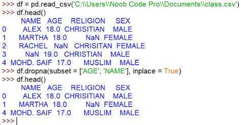 Dropping Rows And Columns Handling Missing Data Working With Data