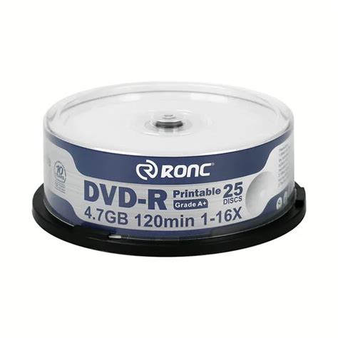 Dvd R 47gb 16x White Inkjet Printable Hub Printable Printable Dvd