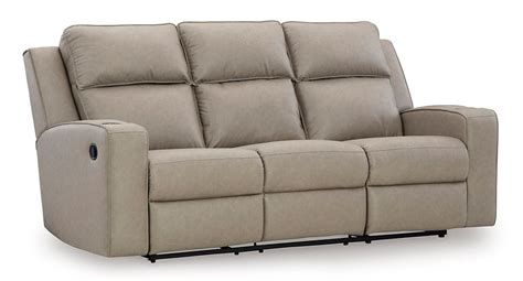 Lavenhorne Pebble Reclining Sofa W Drop Down Table All American